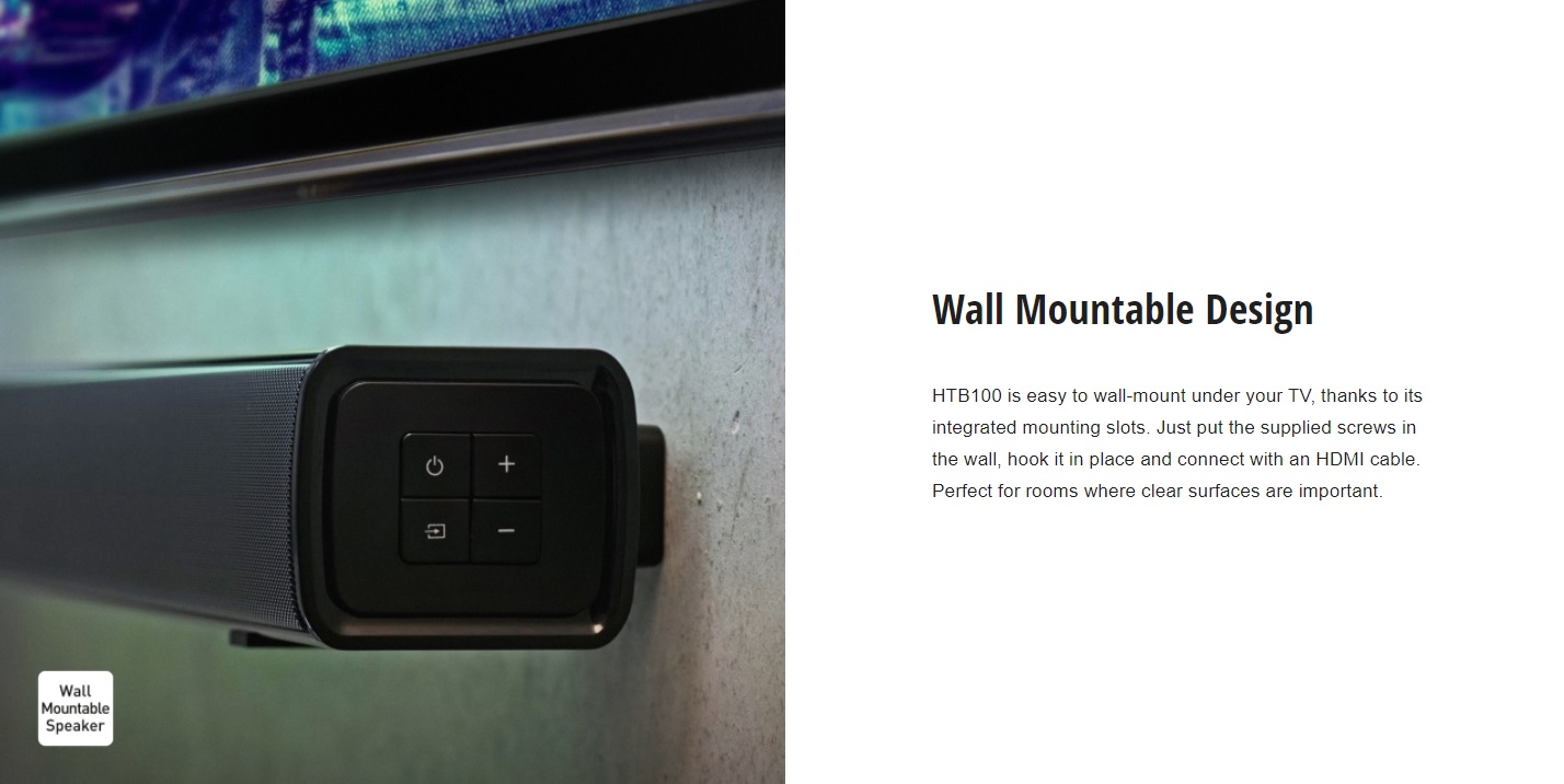 Panasonic Stereo Home Theater Audio System SC-HTB100GAK - Soundbar ...