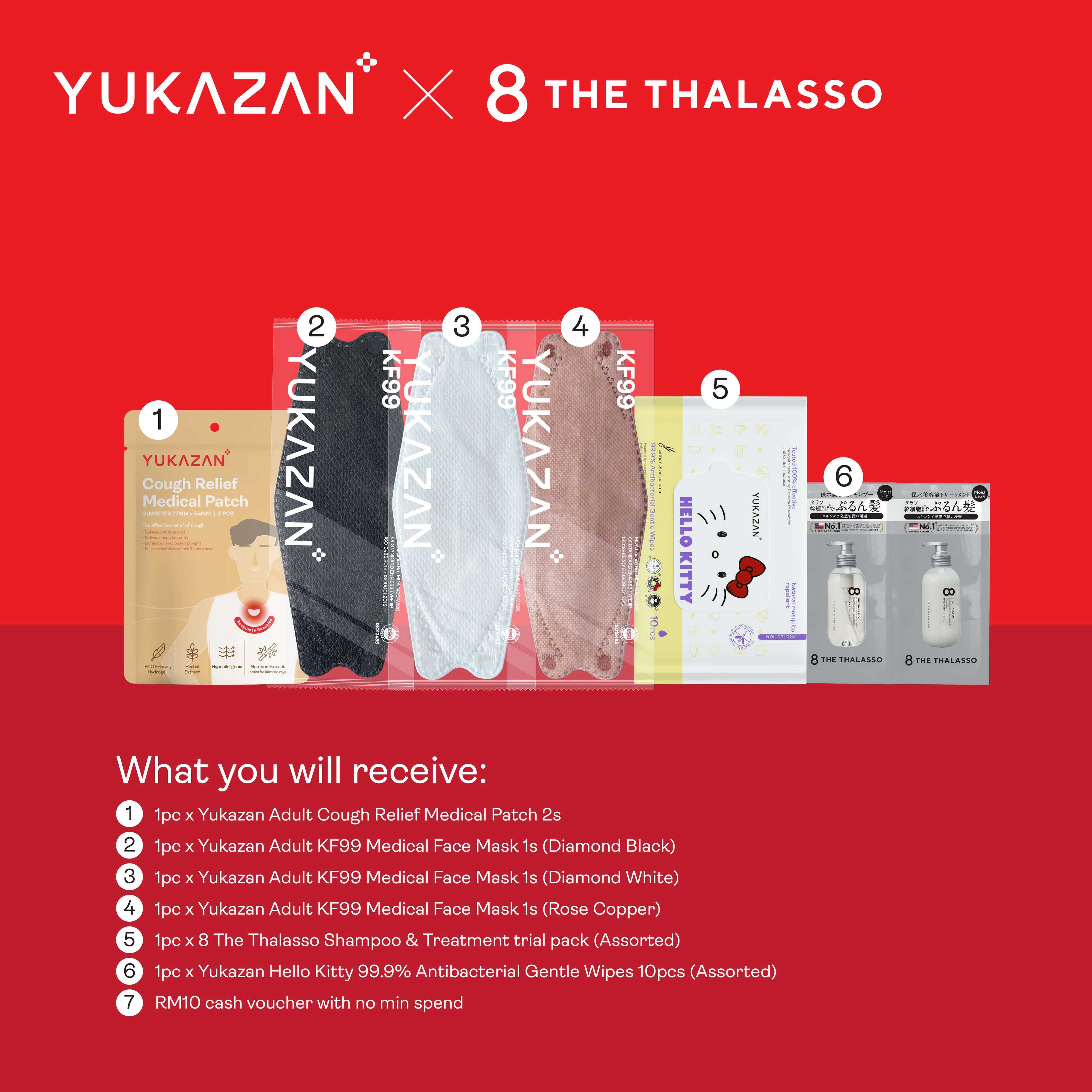Yukazan Cough Relief Medical Patch Sampling Pack | Shopee Malaysia