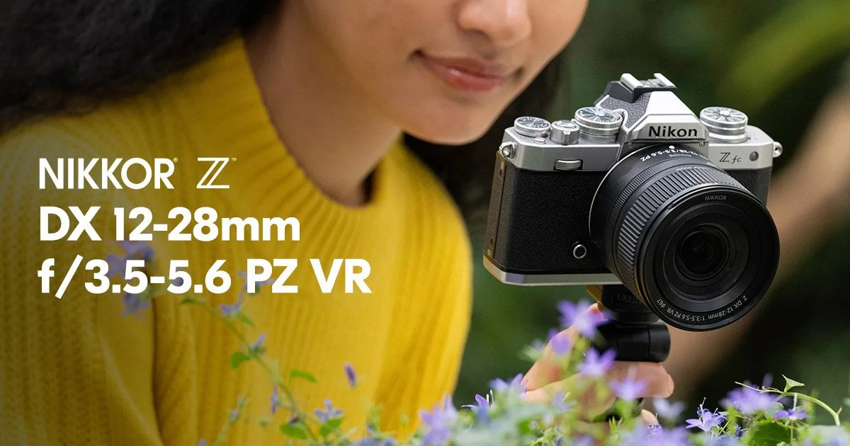 Nikon NIKKOR Z DX 12-28mm F3.5-5.6 PZ VR Vlog Friendly Wide-Angle Power Zoom Lens For APS-C ...