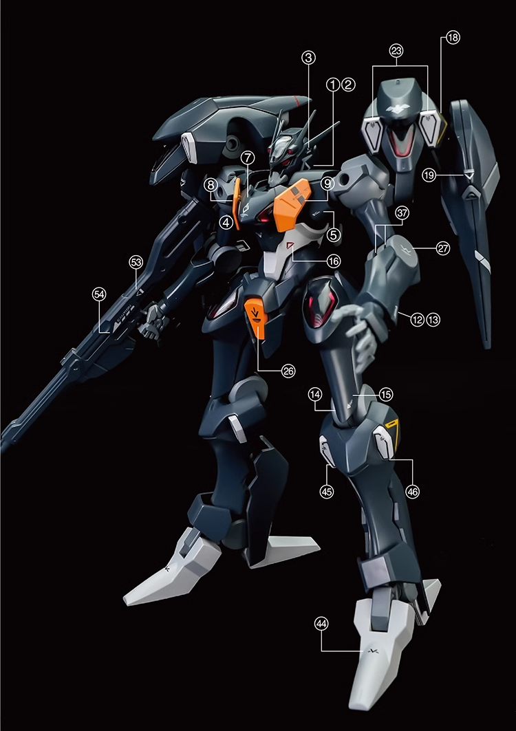 (Artisan's Club) Waterslide Decal - HG 1/144 Pharact Model Kit FP/A-77 ...