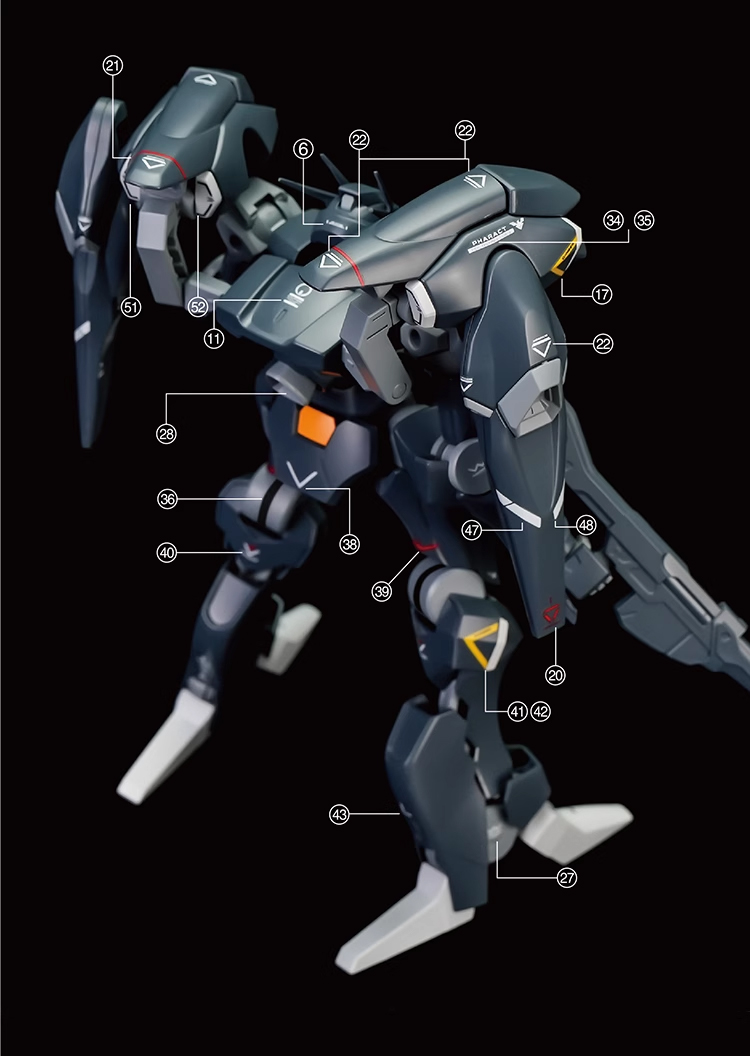 (Artisan's Club) Waterslide Decal - HG 1/144 Pharact Model Kit FP/A-77 ...