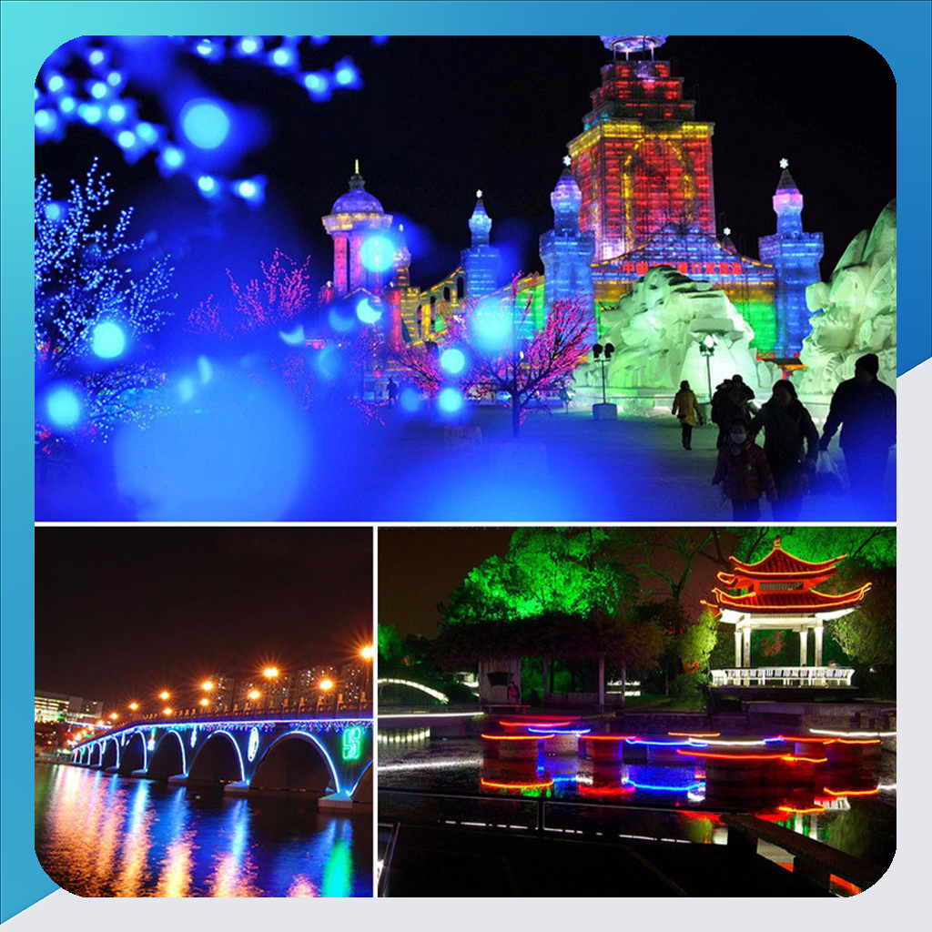 1 Meter LED Light Strip AC 220V Multicolour RGB | Warmwhite Ceiling ...