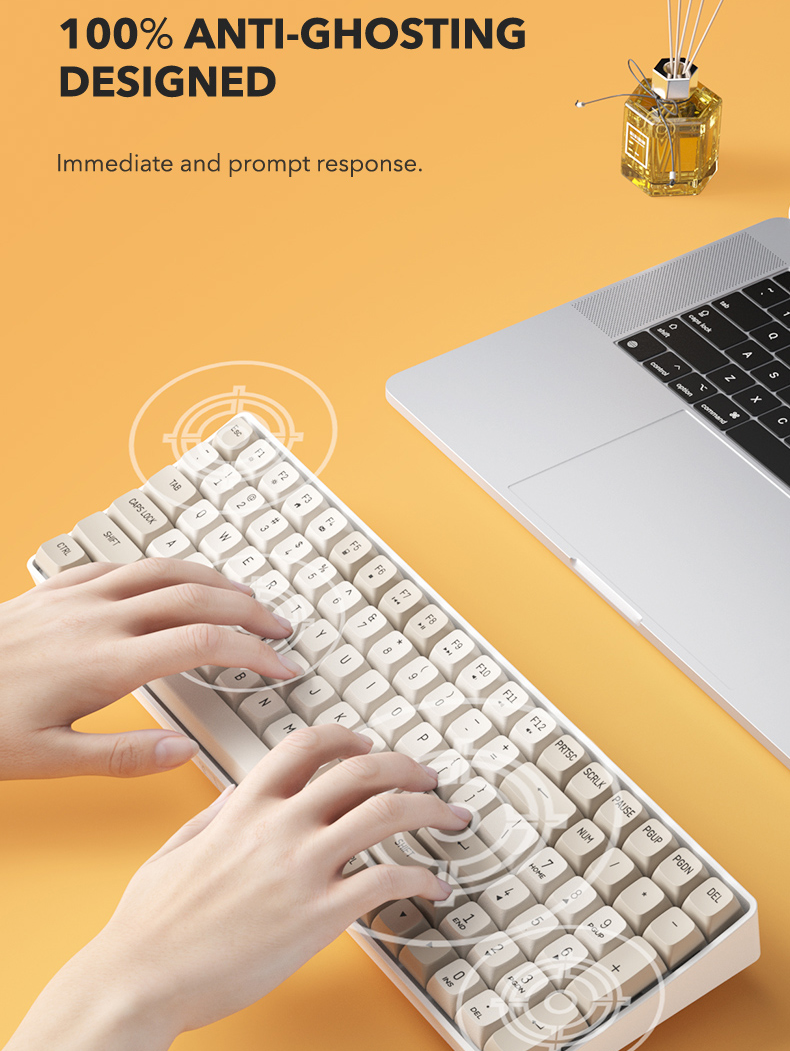 AIGO darkFlash GD100 Dual Mode Wireless 2.4G & USB Hot Swap Mechanical ...