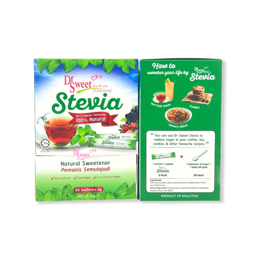 Dr. Sweet - Stevia Powder Spoonable / Stevia Serbuk 100% Original (300g ...