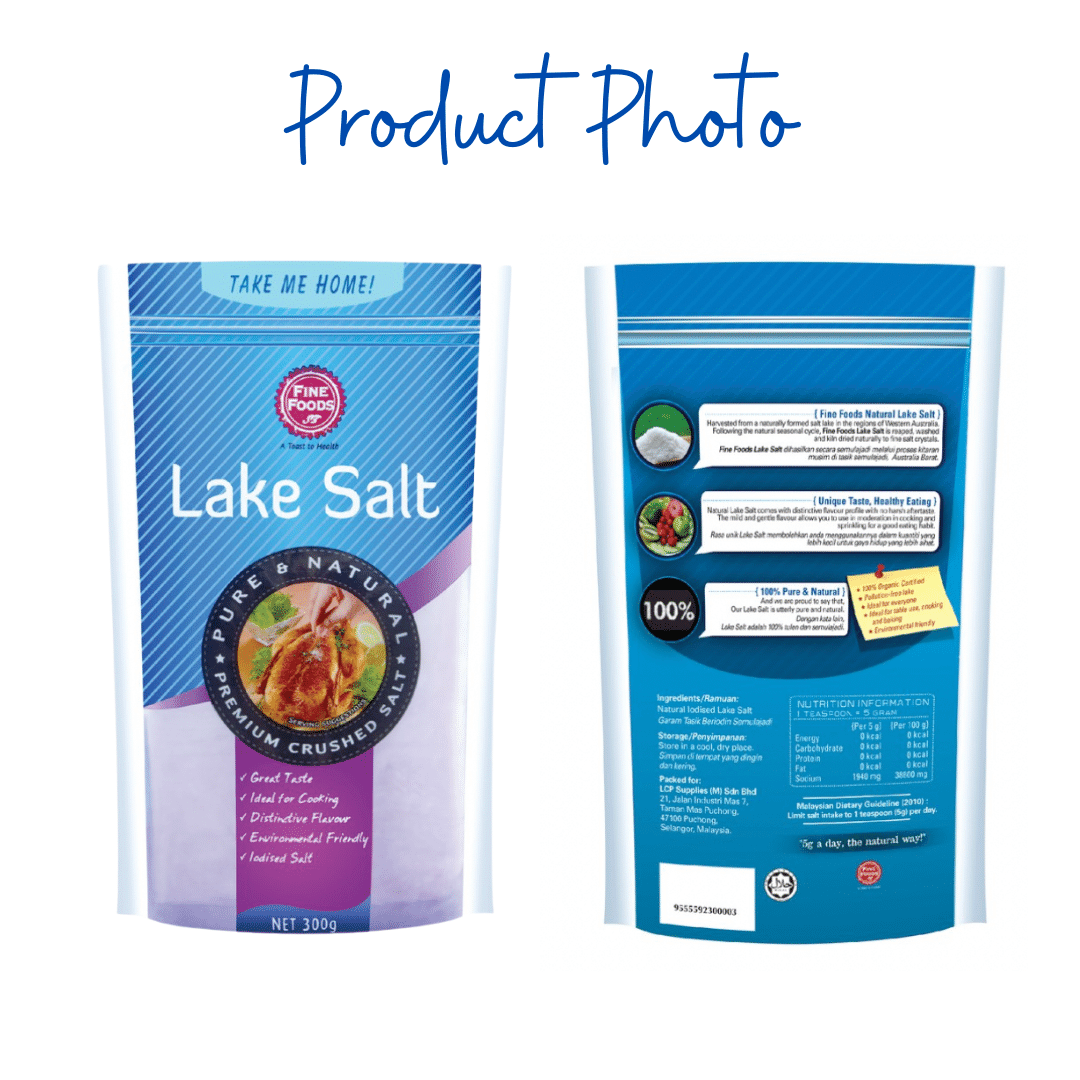 Fine Foods Lake Salt 300g Exp: 12/2028 / Garam Halus/ Natural Salt/ 湖盐 ...