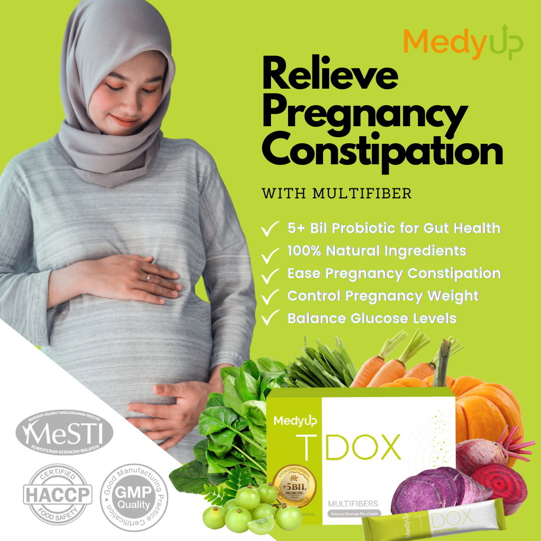 [MedyUp TDox] Multifiber for Pregnancy Constipation Relief (15 Sachets Per Box) | Shopee Malaysia