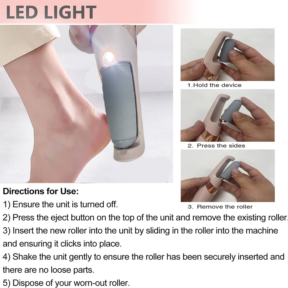 [JB READY STOCK] Electric Foot Grinder Electric Pedicure Foot Grinder ...
