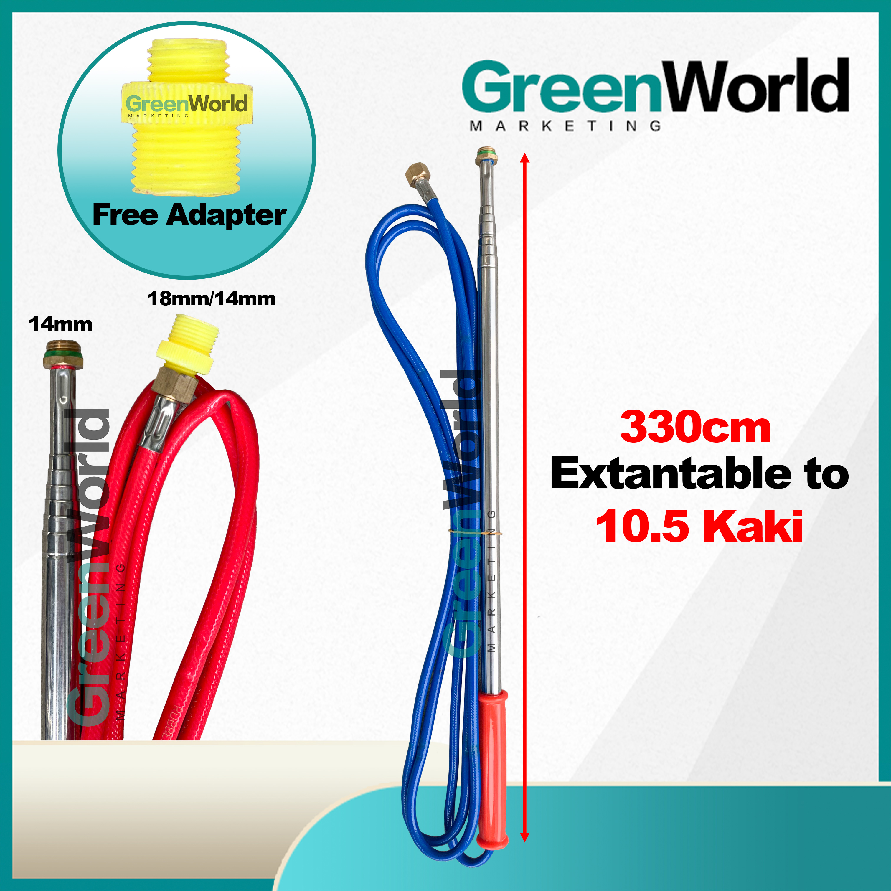 3.3 Meter Retractable Lance Battery Sprayer Spraying Rod Pesticide ...