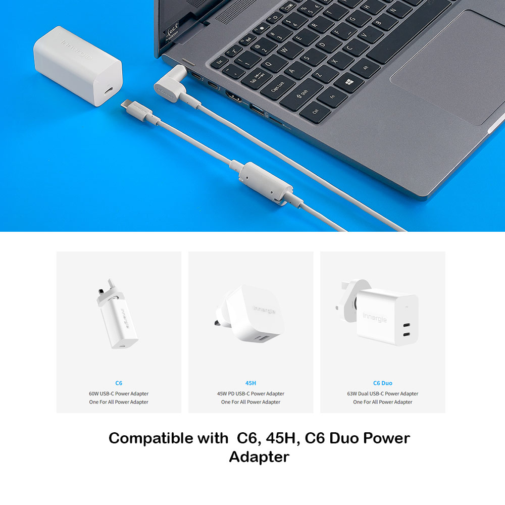 Innergie USB-C to Laptop Tip Cable for most brand Laptop Notebook ASUS ...