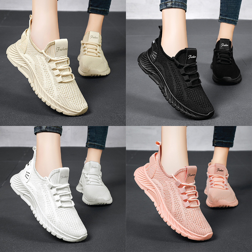 Vissy Women Lady Wanita Sneaker Kasut Shoe 0041-LS – 4 Colors | Shopee ...