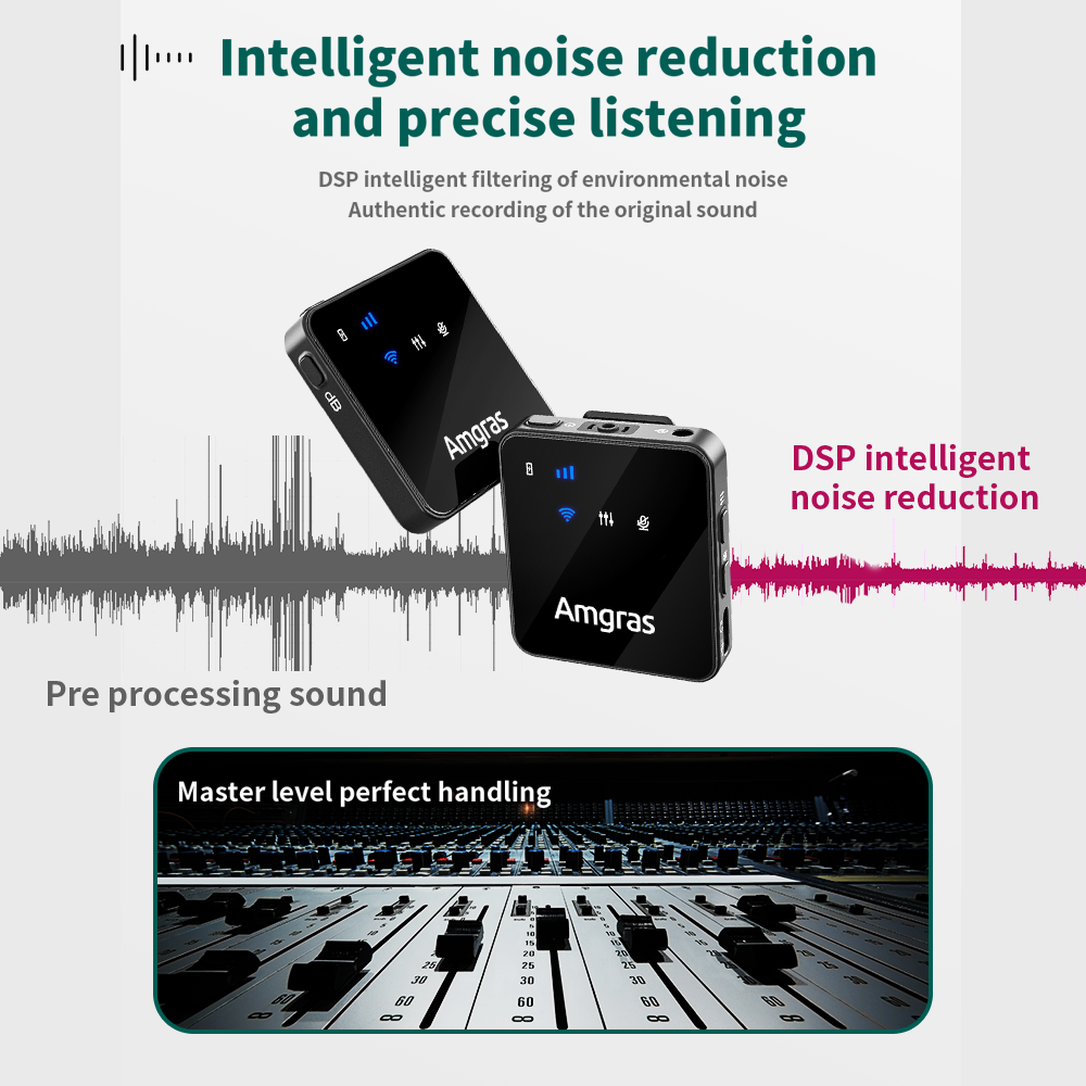 Amgras SoundMeta Ⅳ Pro Noise Reduction Musical Accompaniment Live Video ...
