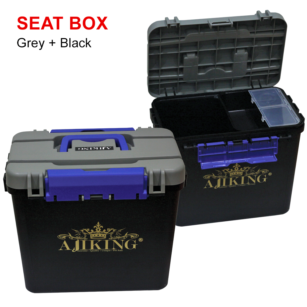 Ajiking Seat Box Waterproof Fishing Tackle Box Tool Fishing Lure ...