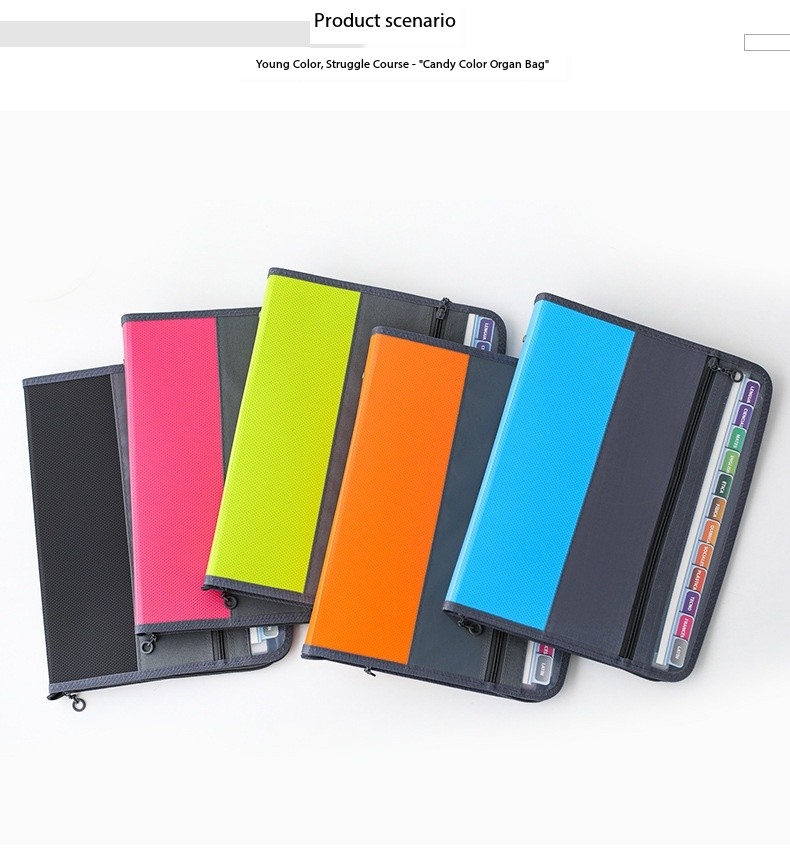 Mkmall Multilayer 13 Grid A4 Paper Folder File Simple Multi Layer ...