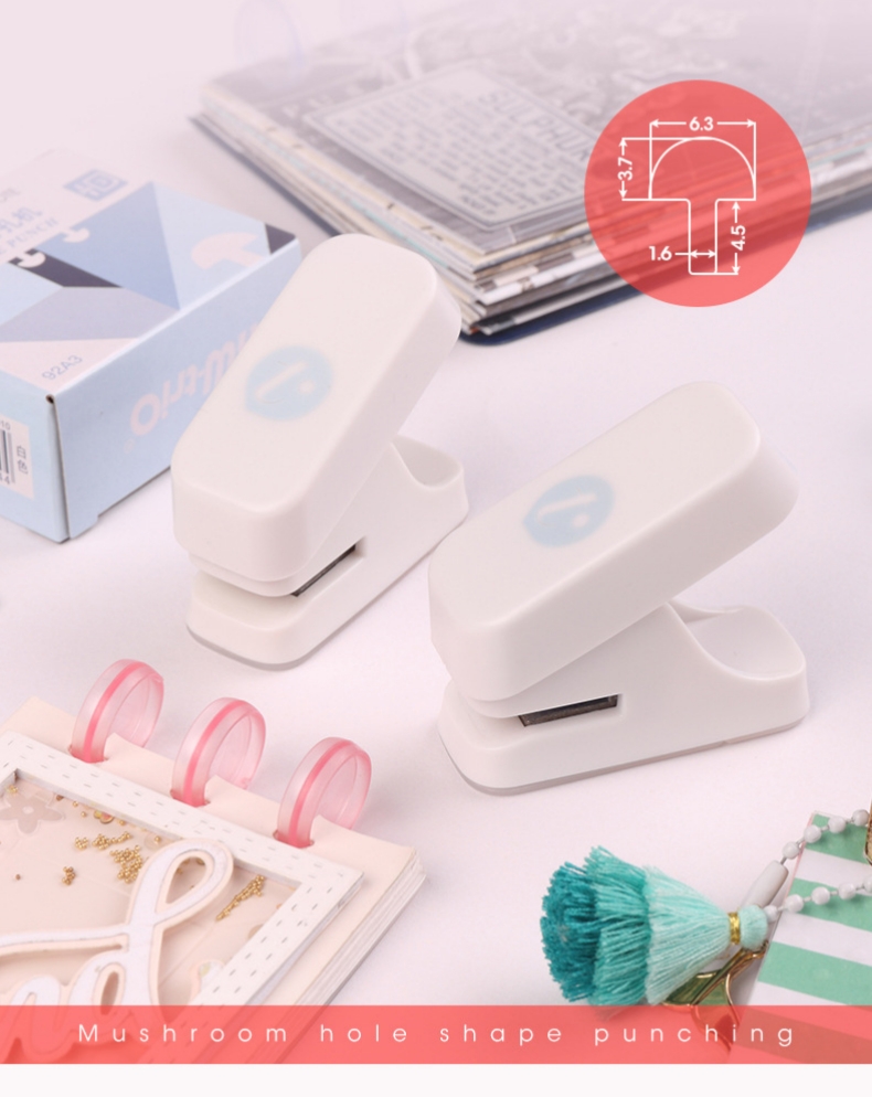 To Note Series Mini Single Mushroom Hole Punch Discbound Binder Ring ...