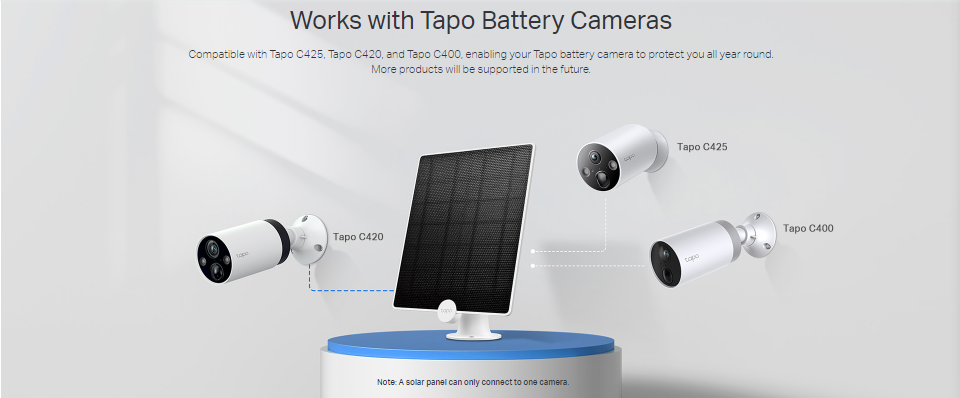TP-Link Tapo A200 / Tapo A201 Solar Panel for Tp-link Battery Camera ...