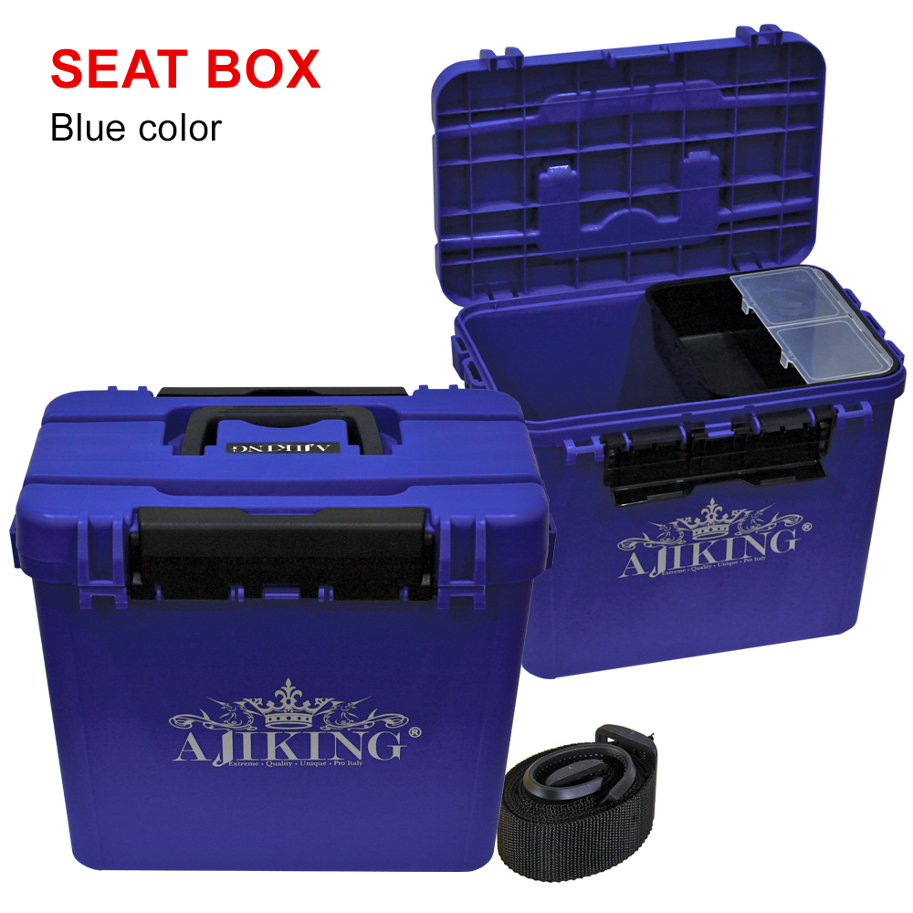 Ajiking Seat Box Waterproof Fishing Tackle Box Tool Fishing Lure ...