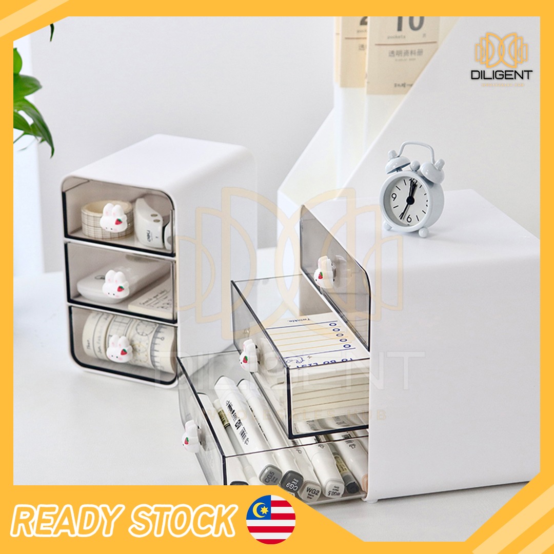 【D297 READY STOCK】Multifunctional Storage Box With Drawers Multi ...