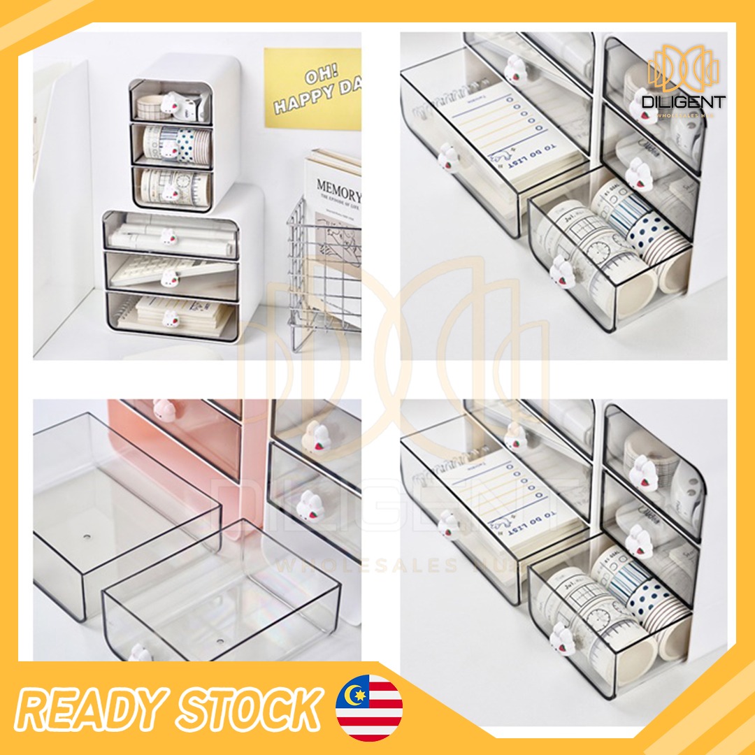 【D297 READY STOCK】Multifunctional Storage Box With Drawers Multi ...
