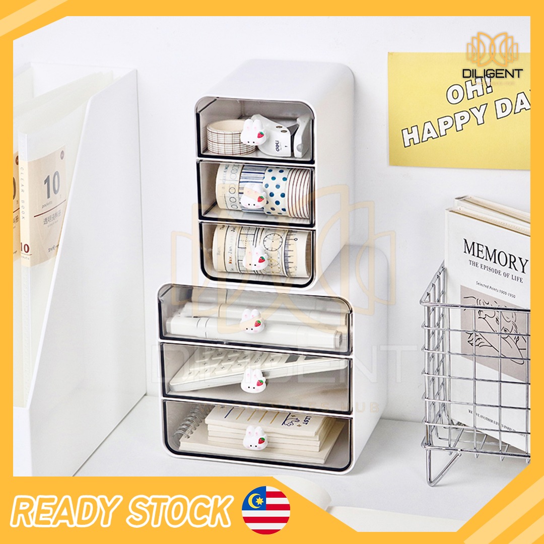 【D297 READY STOCK】Multifunctional Storage Box With Drawers Multi ...