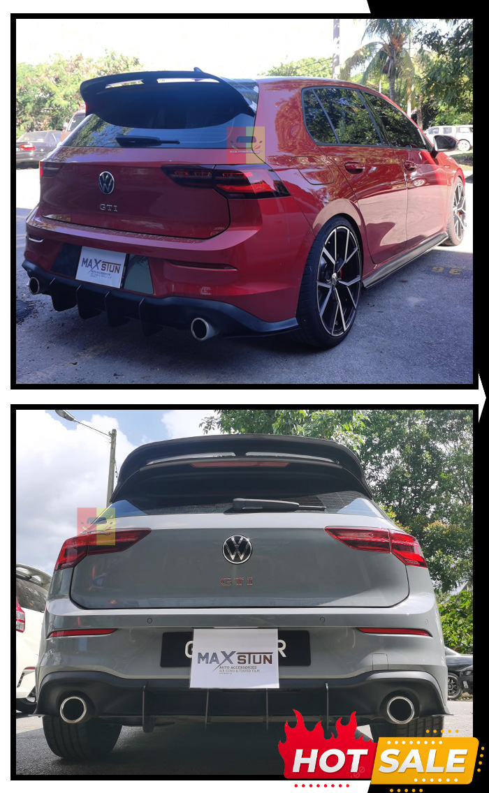 VOLKSWAGEN GOLF MK8 GOLF GTI CLUBSPORT LOOK SPOILER OEM (CS STYLE) REAR ...