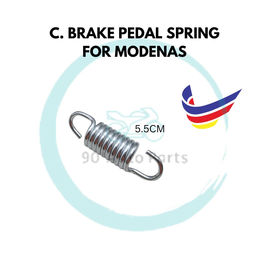 MAIN STAND SPRING SIDE STAND SPRING BRAKE PEDAL SPRING MODENAS KRISS ...