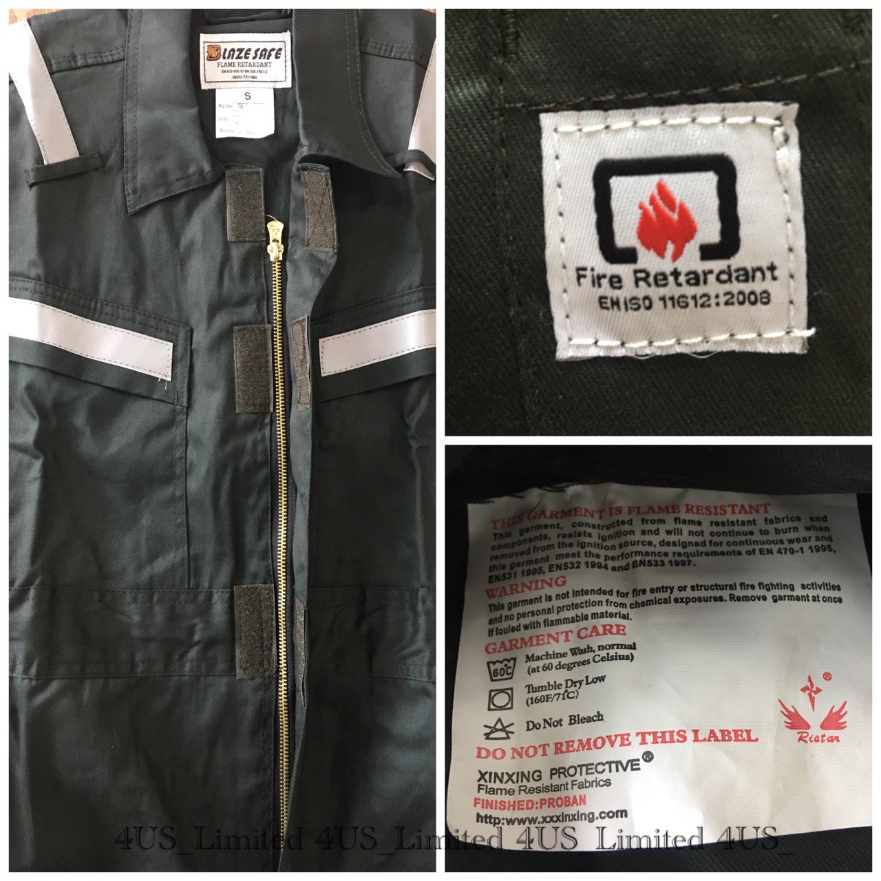 BLAZESAFE FIRE RETARDANT COVERALL FRC (SIRIM) -PPE SAFETY COVERALL ...