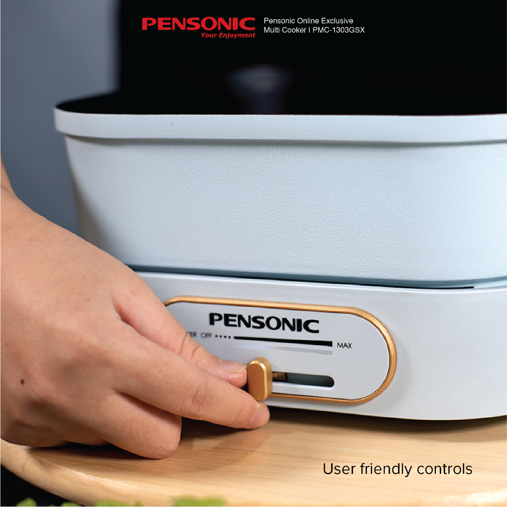 Pensonic Electric Cooker Multi Cooker with Non Stick Grill Pan Pot ...