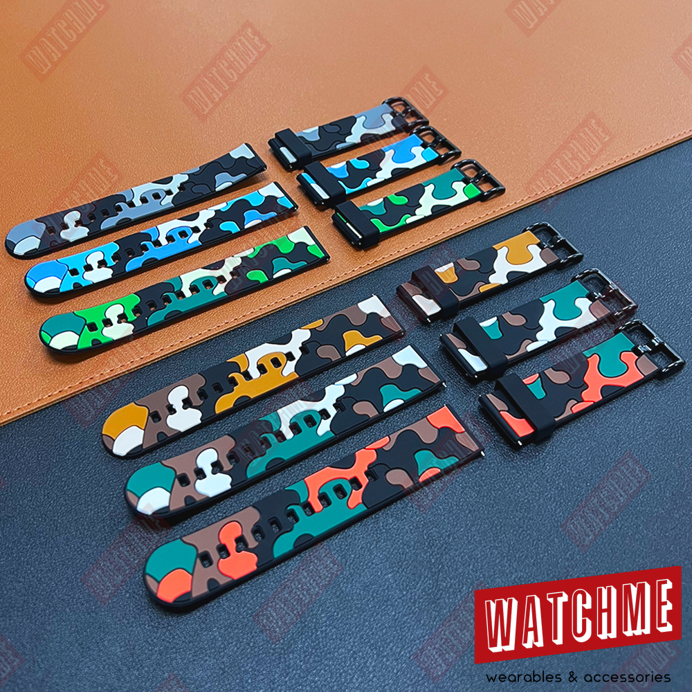 Amazfit T-Rex 3, T-Rex 2, T-Rex Pro Strap, Fashion Military Series 22mm ...