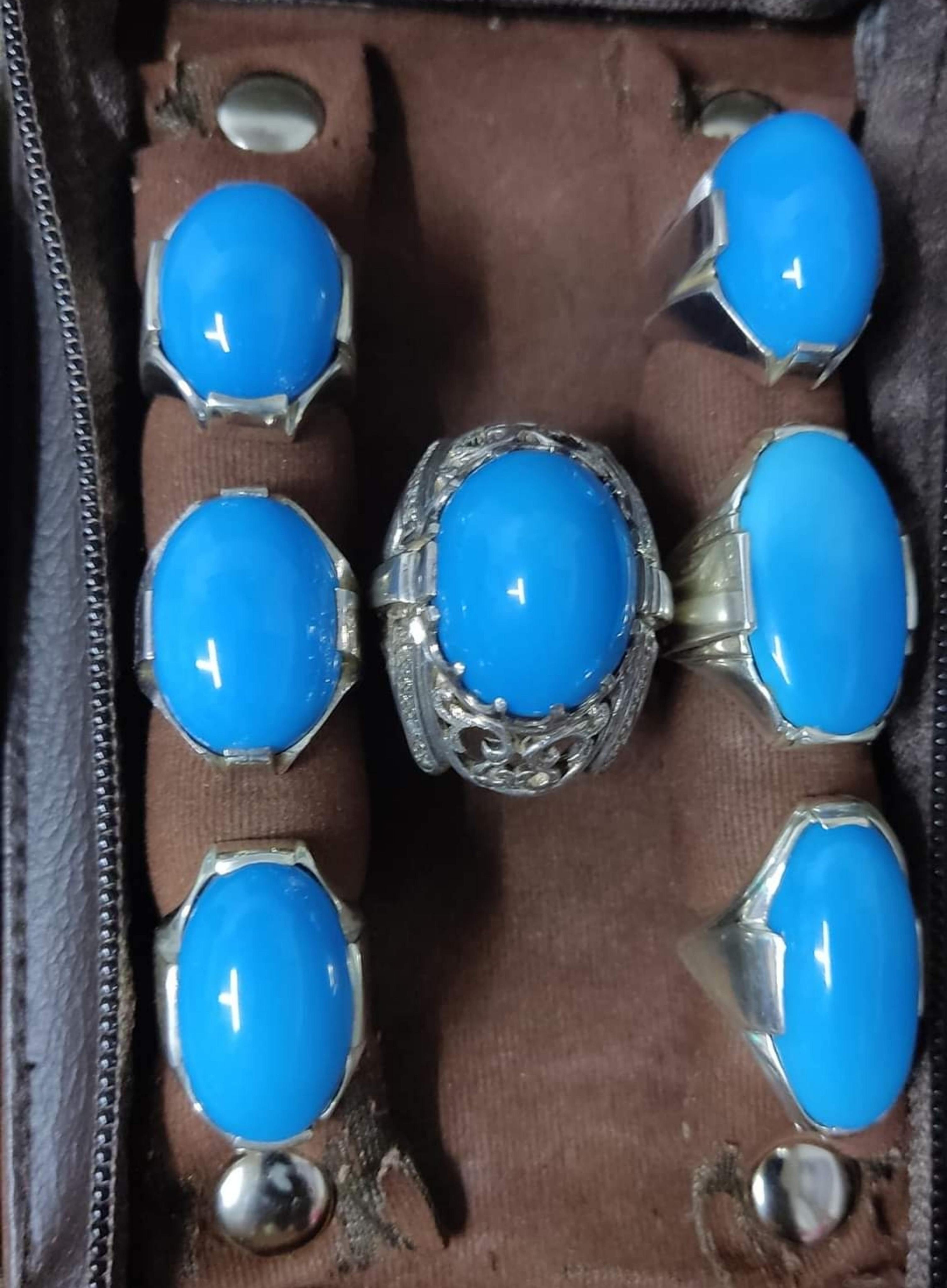 Batu Fairuz Arizona Amerika / Cincin Fairuz / Cincin Batu Fairuz . Ada ...