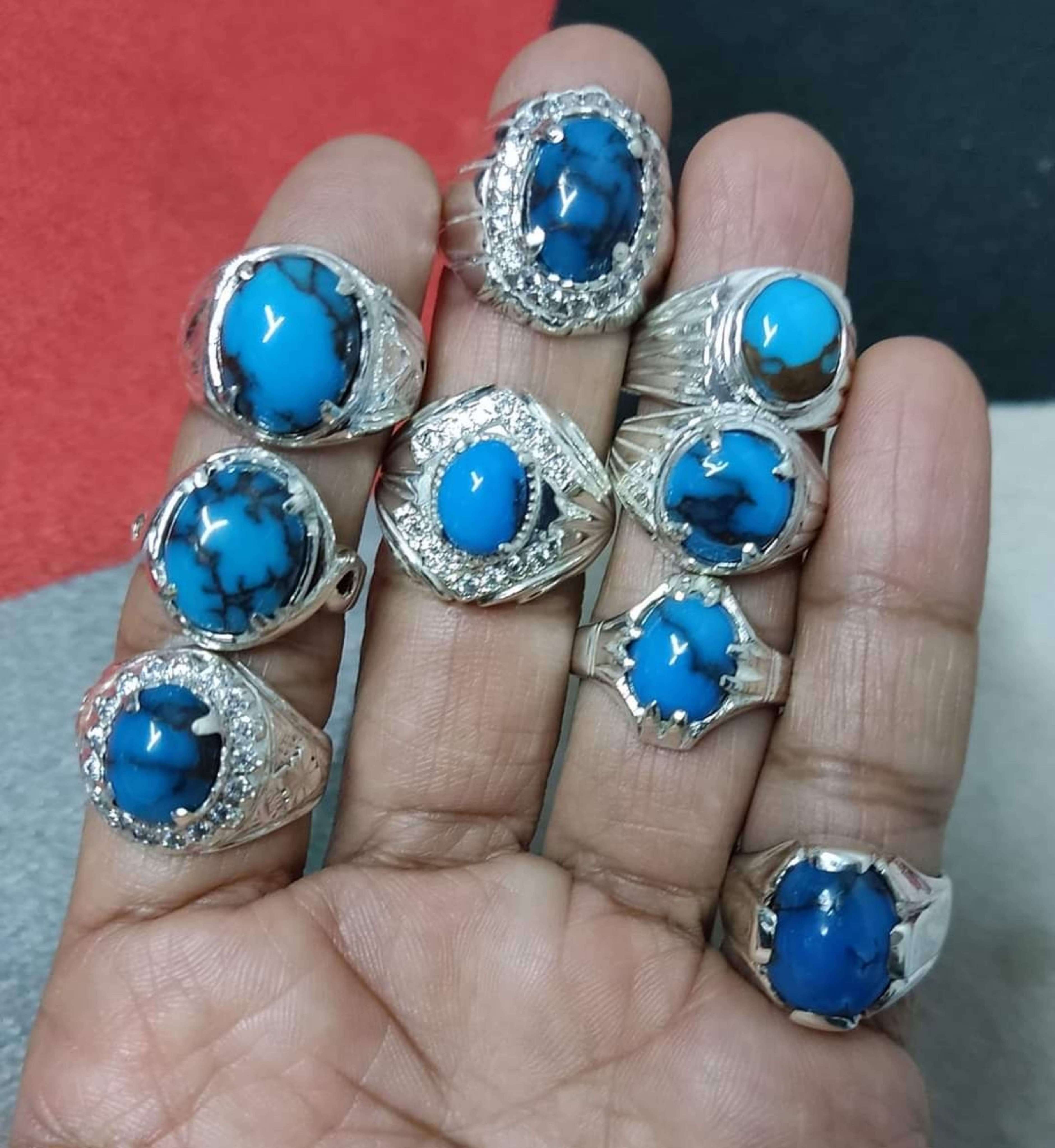 Batu Fairuz Arizona Amerika / Cincin Fairuz / Cincin Batu Fairuz . Ada ...