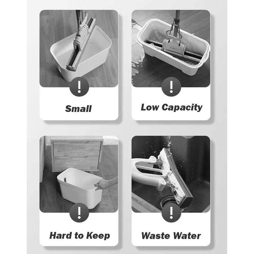 Collapsible Mop Bucket for All Type Of Cleaning Mop Big Foldable Large ...