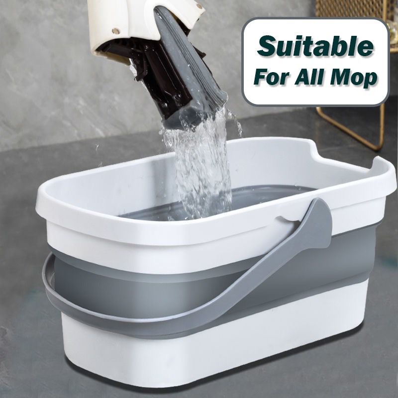 Collapsible Mop Bucket for All Type Of Cleaning Mop Big Foldable Large ...
