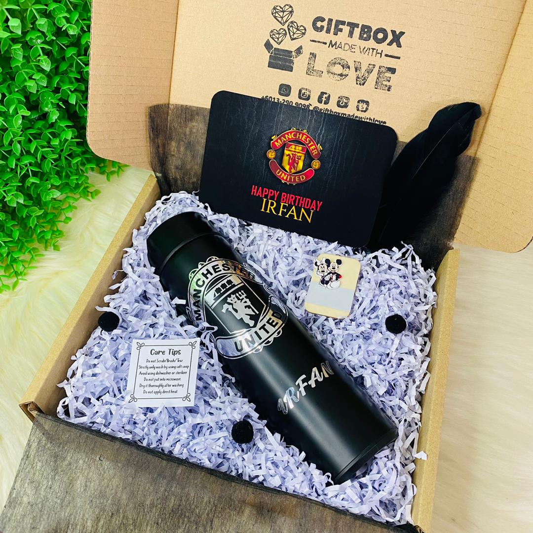 AdianaGift [FAST] LED THERMOS FOOTBALL CLUB CUSTOM NAME LED Thermos ...