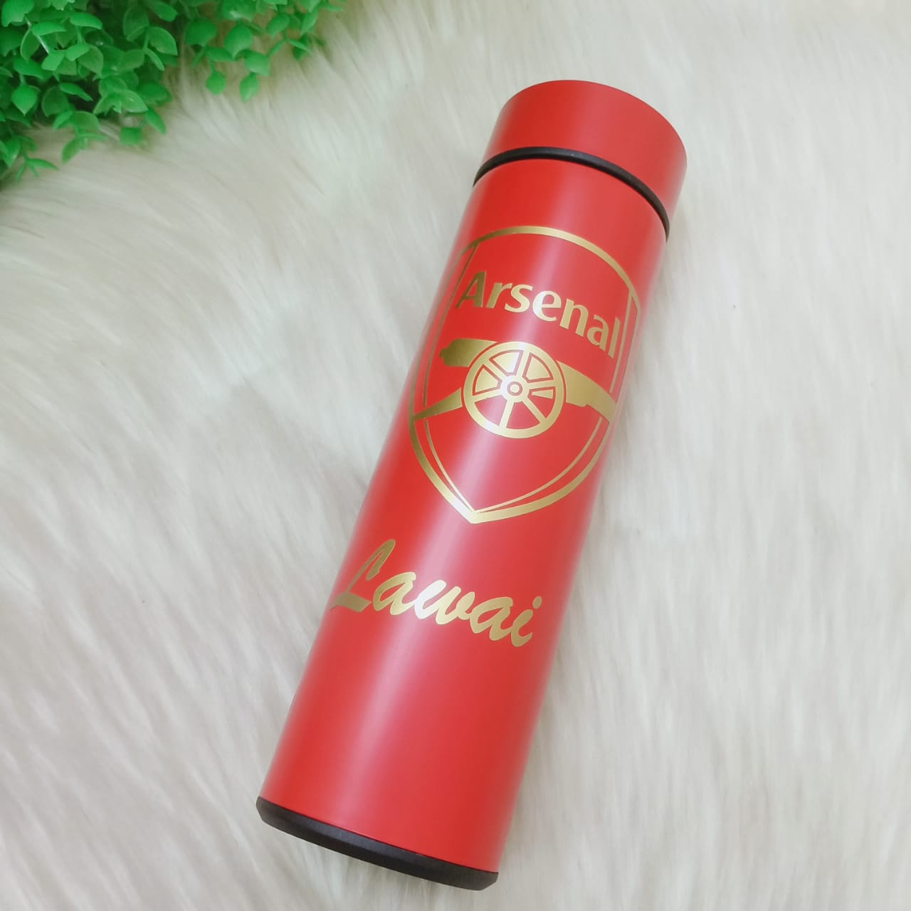 AdianaGift [FAST] LED THERMOS FOOTBALL CLUB CUSTOM NAME LED Thermos ...