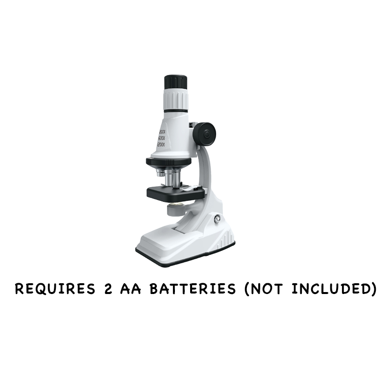 Microscope Lab Kit LED STEM 1200x Home School Science Experiment Toy ...