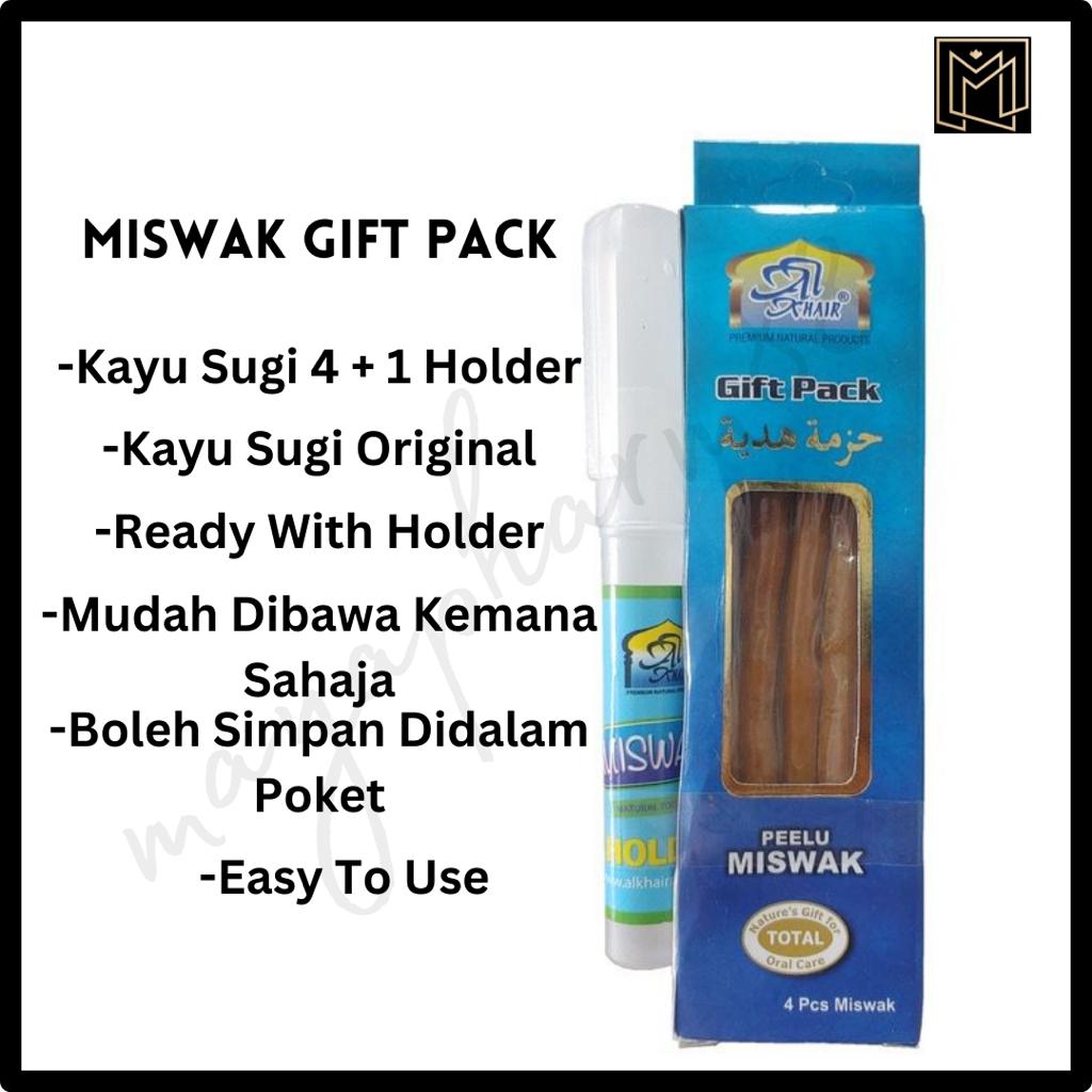 Miswak Al-Khair / Kayu Sugi READY STOCK Organic Toothbrush Miswak Gift ...