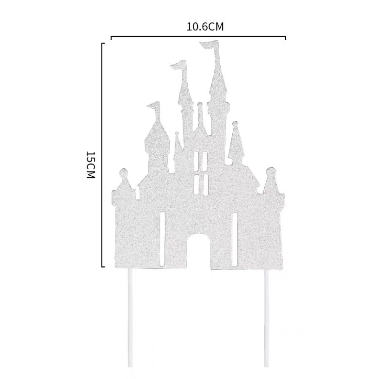 Castle Topper Cake Decoration 城堡插件 | Shopee Malaysia
