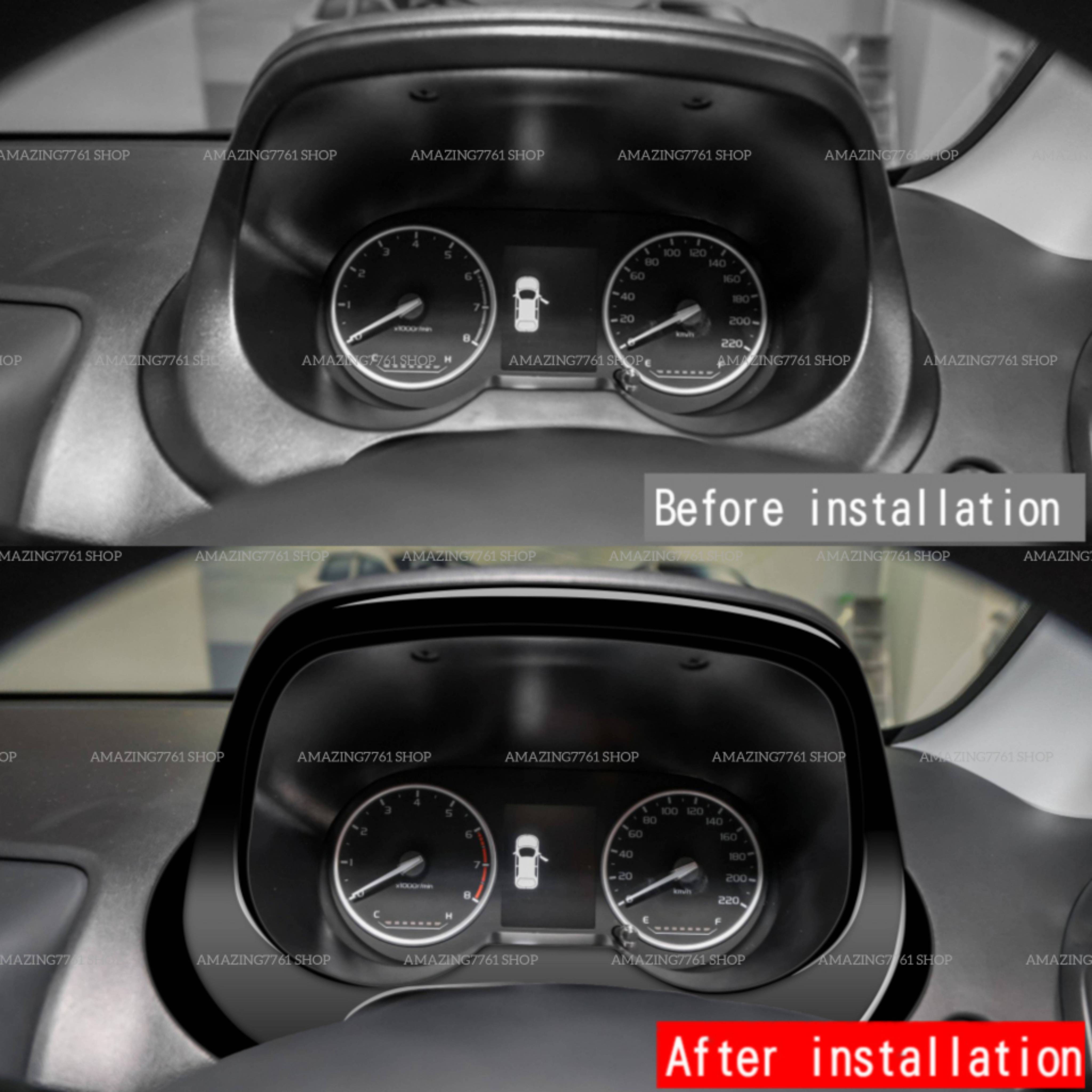 AMAZING PROTON SAGA VVT 2016-2024 CAR DASHBOARD METER COVER FRAME ...
