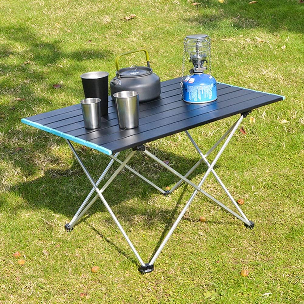 UtanKing™ Foldable Camping Table Aluminium Egg Roll BBQ Beach Picnic ...