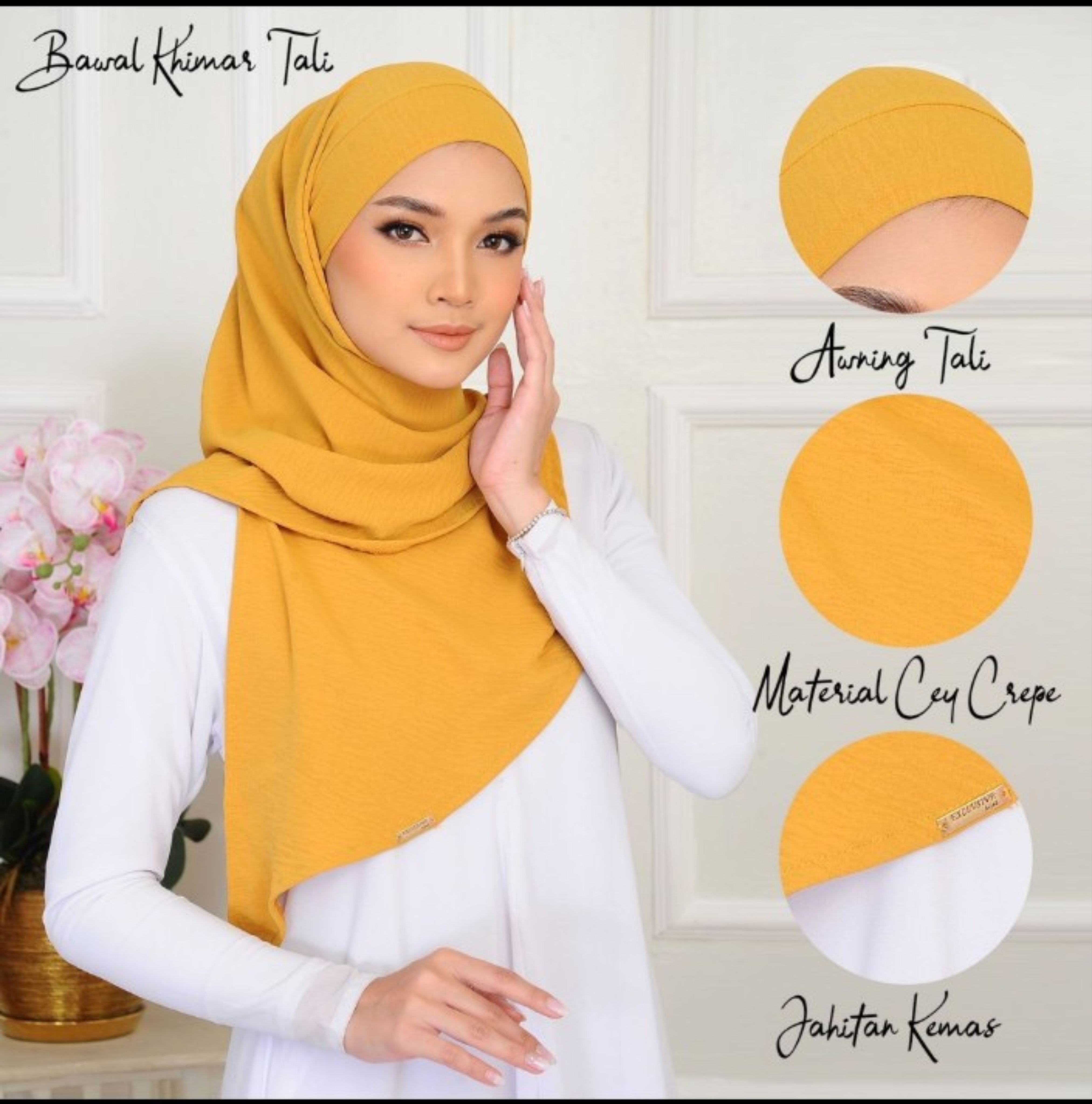 INSTANT BAWAL TIE BACK/BAWAL KHIMER/BAWAL LAZY TIE BACK CEY CREPE to ...