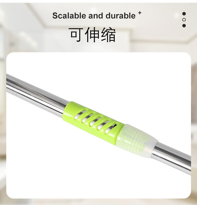 KAUKAU Magic Wiper Broom Toilet Bathroom Floor Water Sweeper Household ...