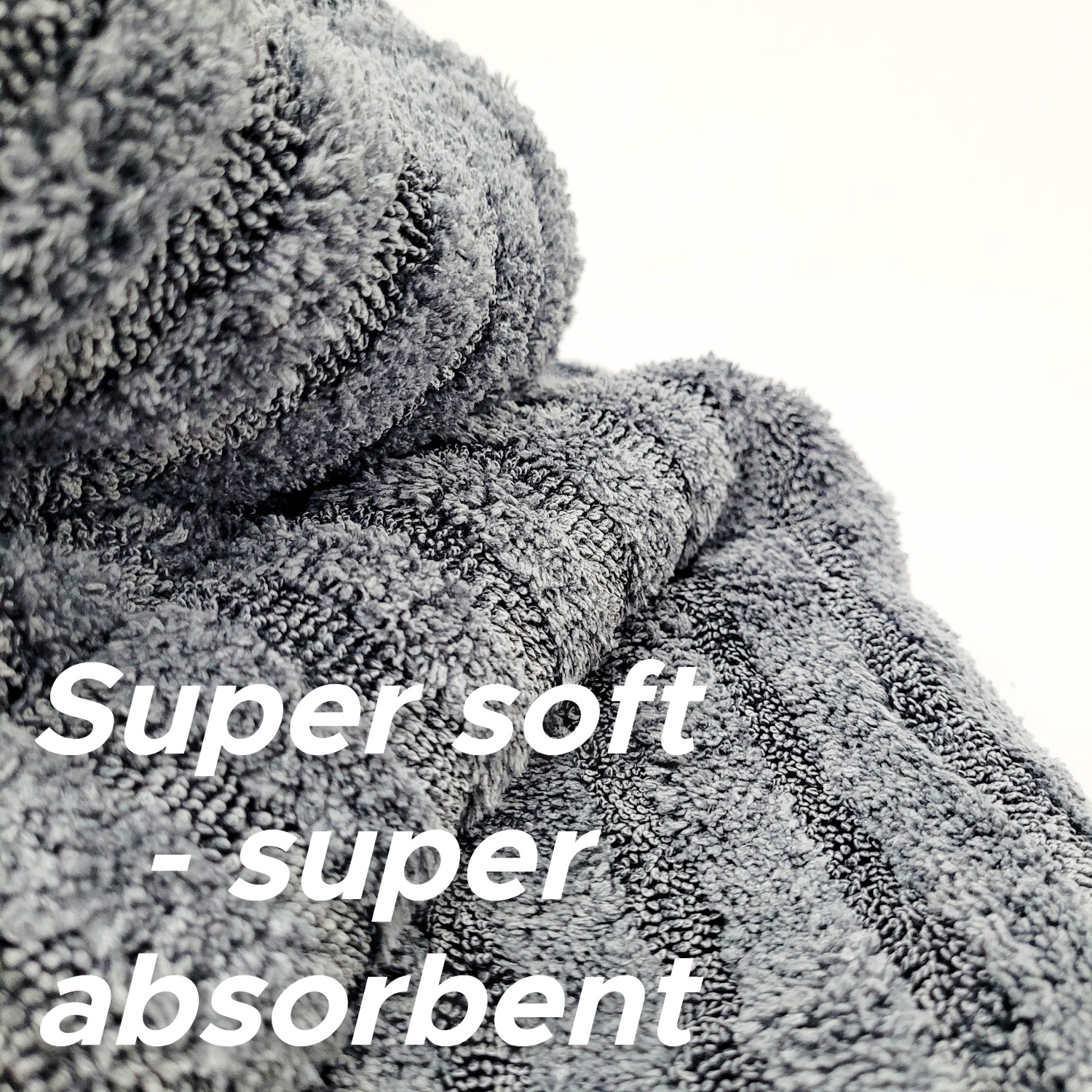 HYBRID DRYING TOWEL - WATER ABSORBENT TWISTED LOOP & CORAL FLEECE ...