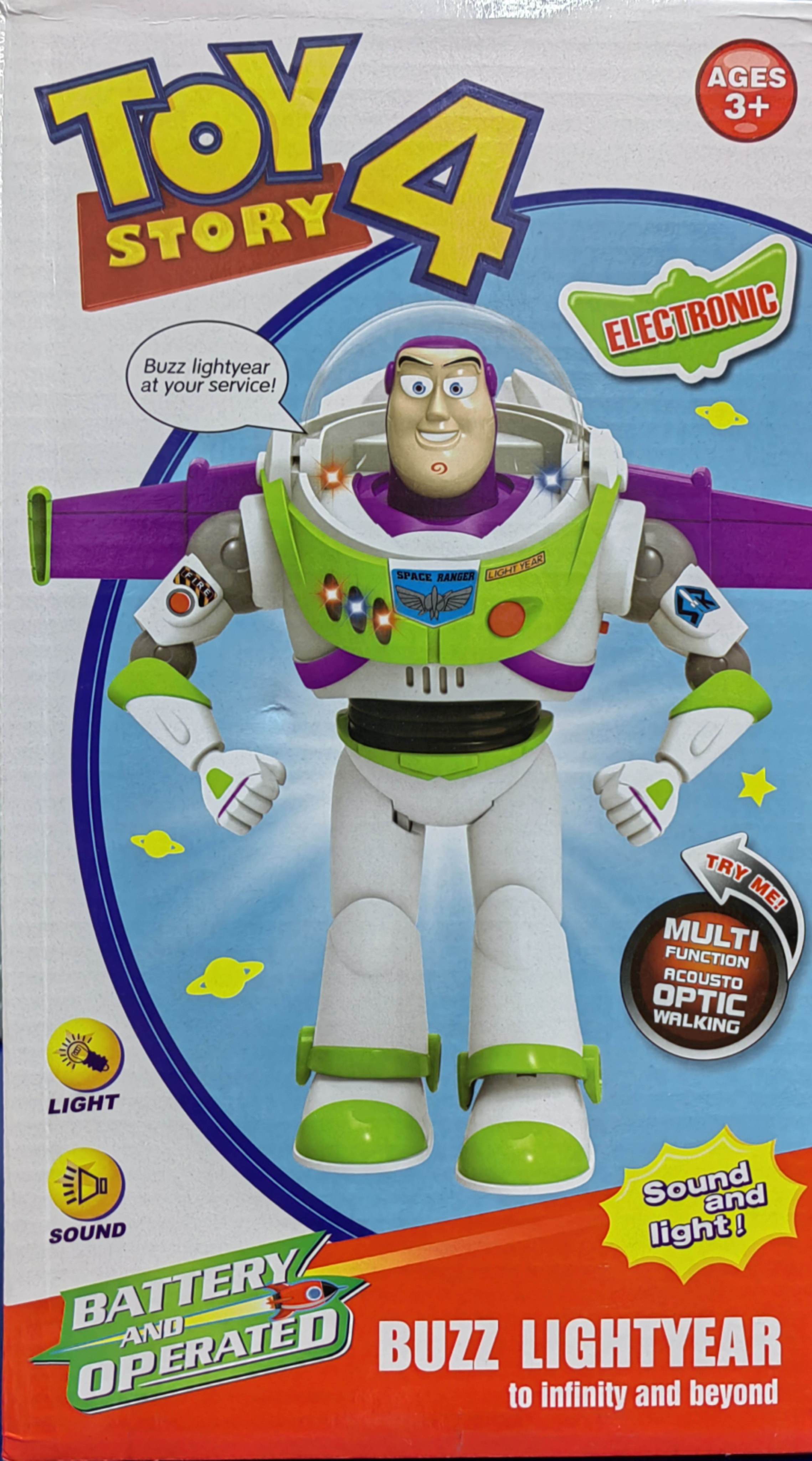 Toystory 4 Buzz lightyear Robot Movable helmet visor toys | Shopee Malaysia