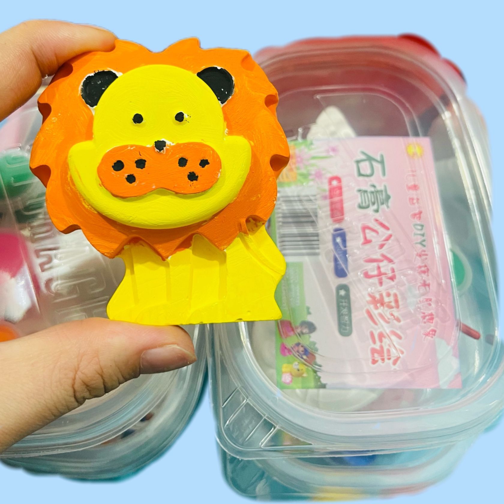 Plaster Doll Children's Coloring Painting Creative Graffiti DIY Painted ...