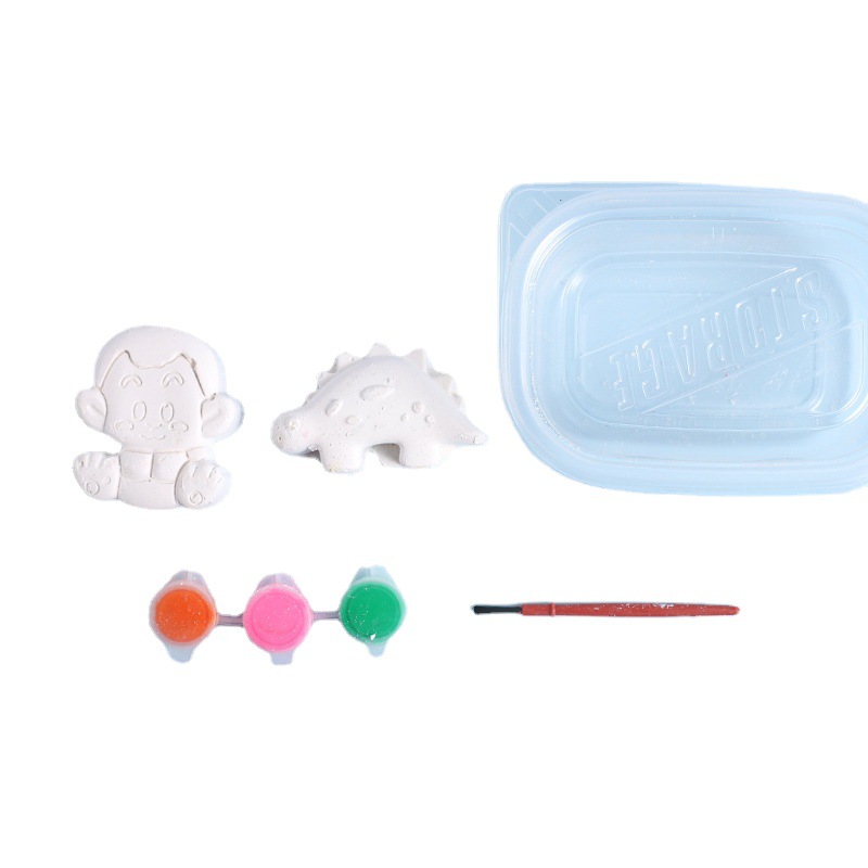 Plaster Doll Children's Coloring Painting Creative Graffiti DIY Painted ...