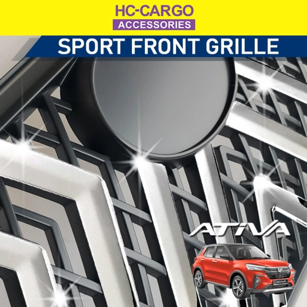 Hc Cargo Perodua Ativa D55L Front Grill Lexus Design ABS Chrome Plating ...