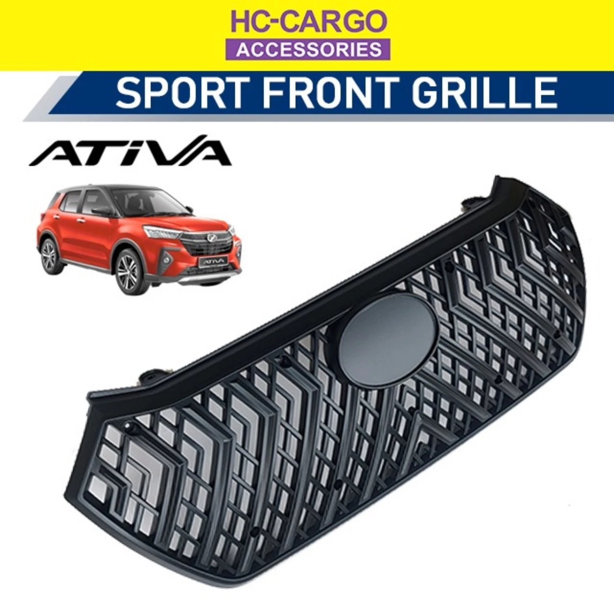 Hc Cargo Perodua Ativa D55L Front Grill Lexus Design ABS Chrome Plating ...