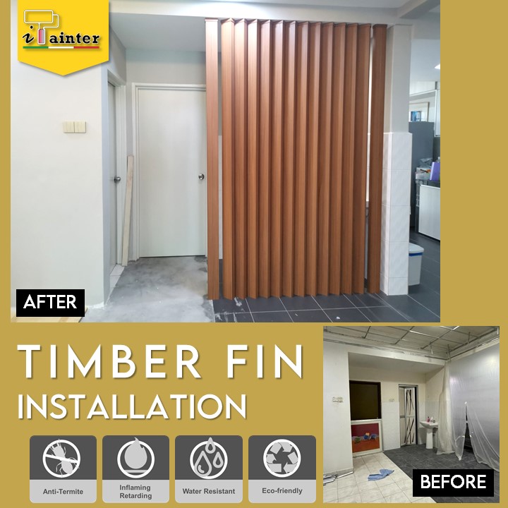 Aluminium Timber Tube Wall Partition Wooden Home Partition Divider ...