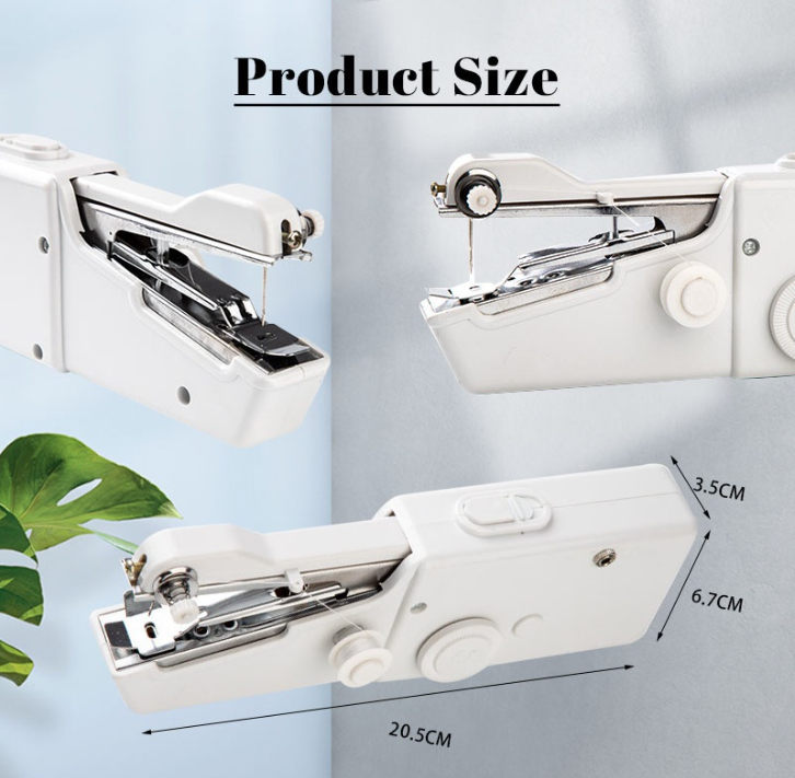 KAUKAU Handheld Cloth Sewer Portable Handy Stitch Mini Sewing Machine ...