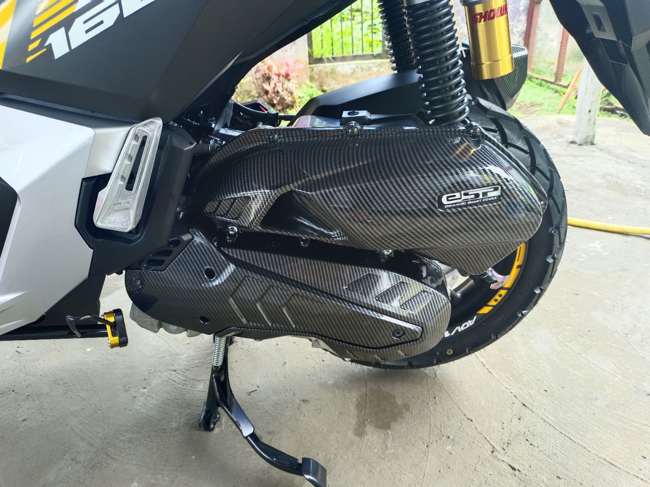 HONDA PCX160 & ADV 160 CVT ENGINE COVER TRANSPARENT SMOKE CLEAR ENGINE ...